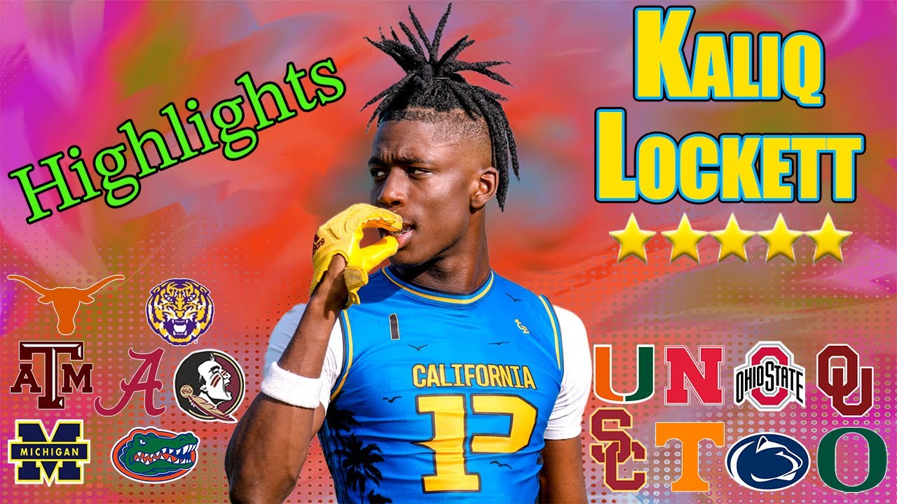 Kaliq Lockett Highlights || 5 Star Prospect || The Next DeVonta Smith ...
