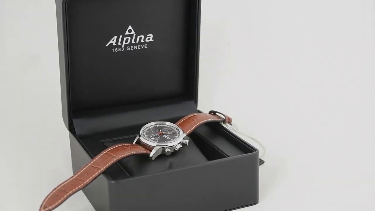 Alpina Alpiner Chronograph AL-750VG4E6 - YouTube