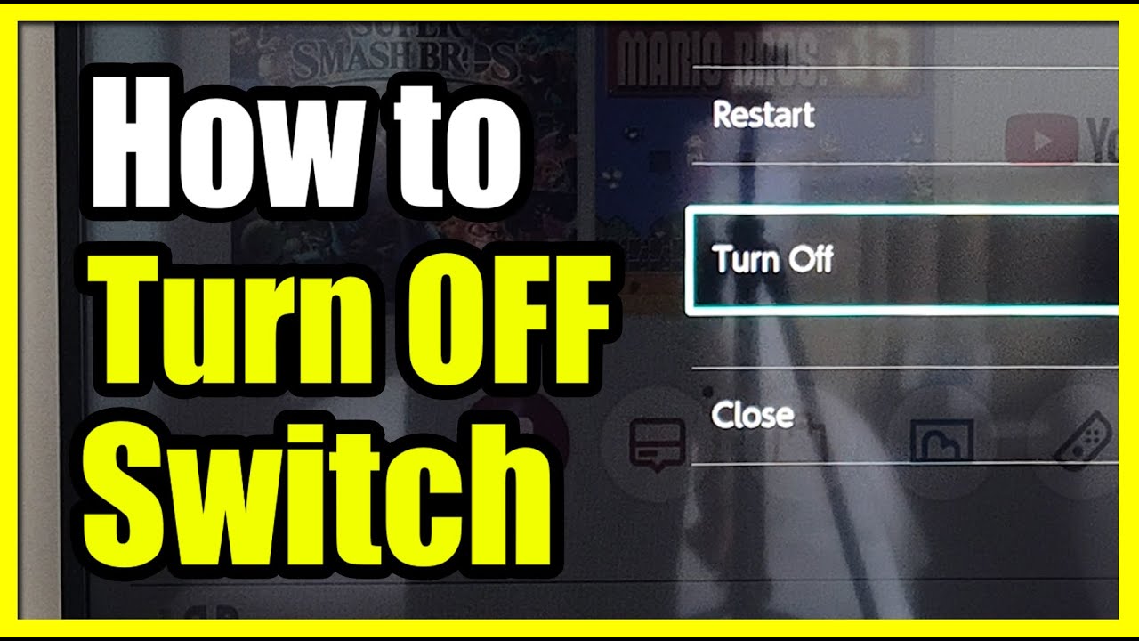 How to Turn Off Nintendo Switch Completely on TV or Dock (Fast Tutorial ...