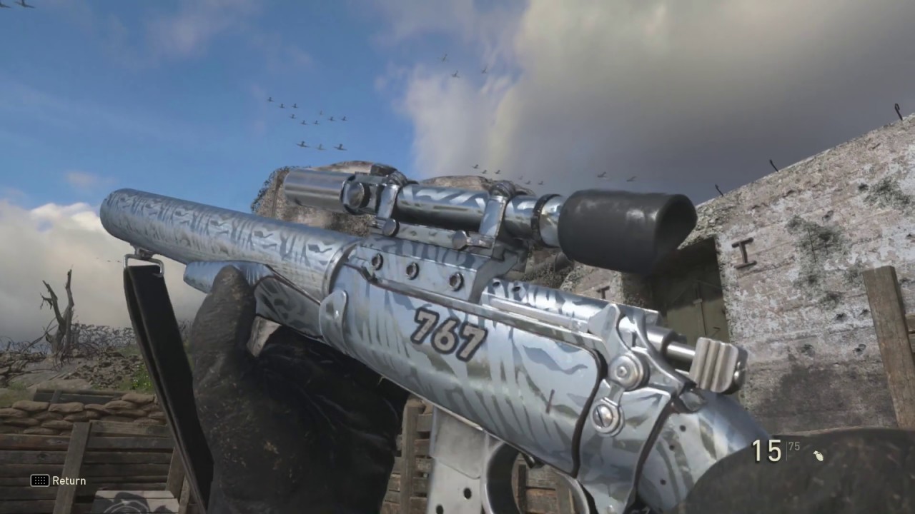 COD WW2 - CHROME TIGER CAMO ON ALL WEAPONS - YouTube