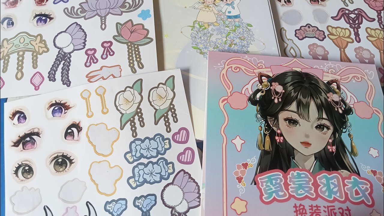 [sticker play] Tutorial Make Up Princess With Paper Diy - Paper Doll ...