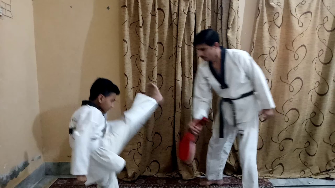 Middle Kick & Drop kick combo - Fitness Training for kids- 6/25/2020 ...