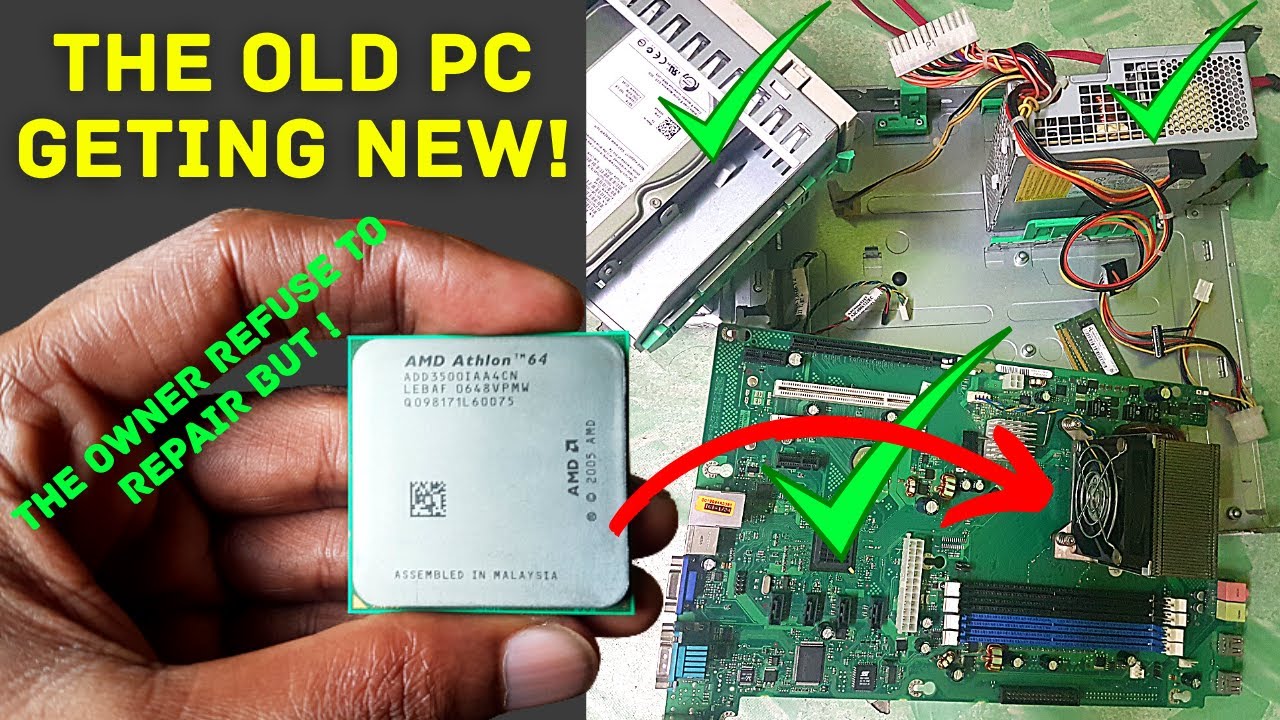 Repair Old Computer And Setup Windows 7 | The Owner Refuse to Repair ...