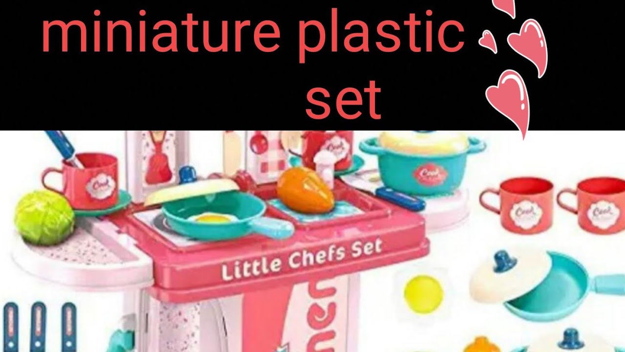 miniature plastic set... - YouTube