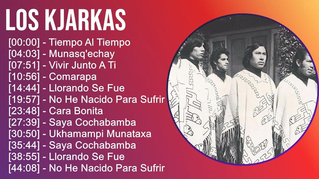 Los Kjarkas 2024 MIX Nuevas Canciones - Tiempo Al Tiempo, Munasq'echay ...