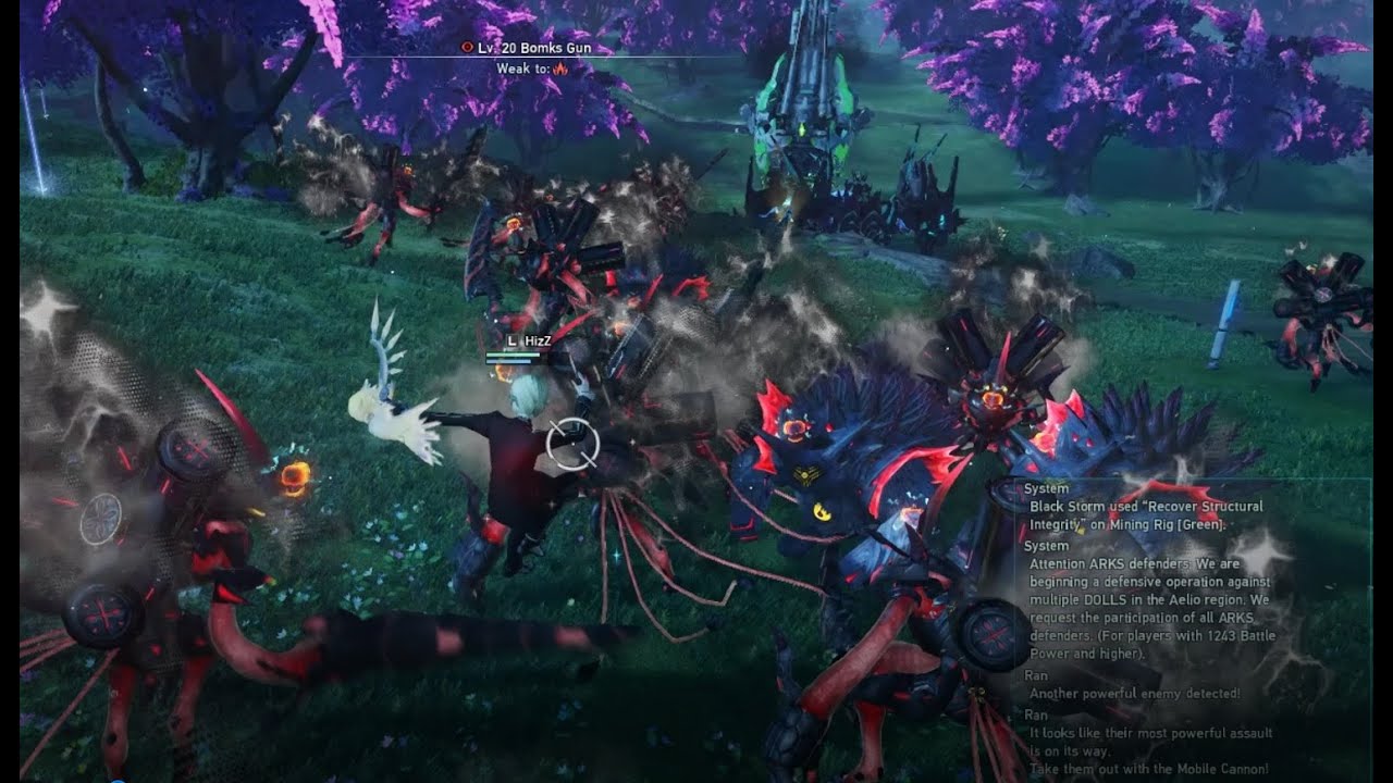 [PSO2:NGS] Newbie hold aggro 10+ BOMKS!! - Mining Rig Defense UQ - YouTube