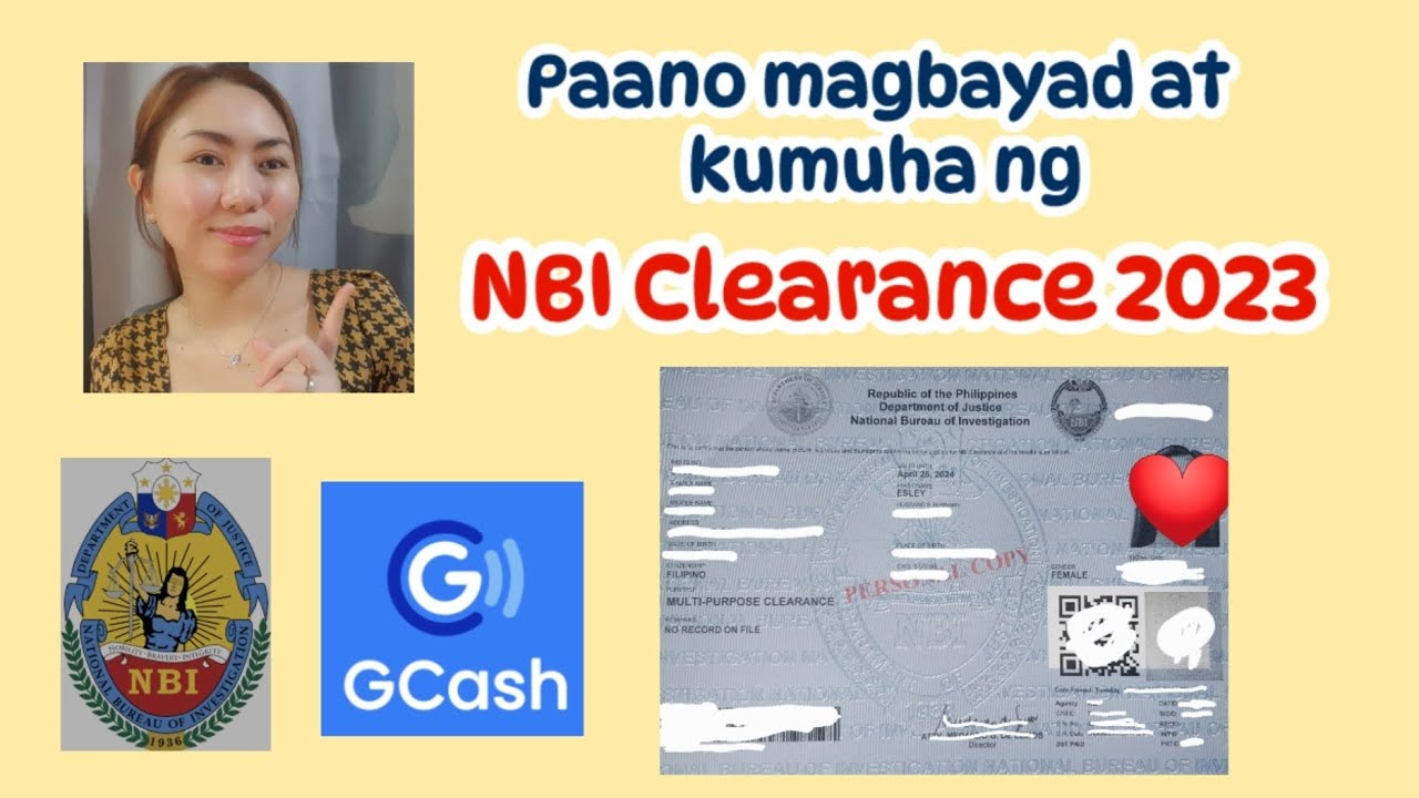 Paano magbayad at Kumuha ng NBI Clearance Updated 2023 Register Online and Pay Thru Gcash - YouTube