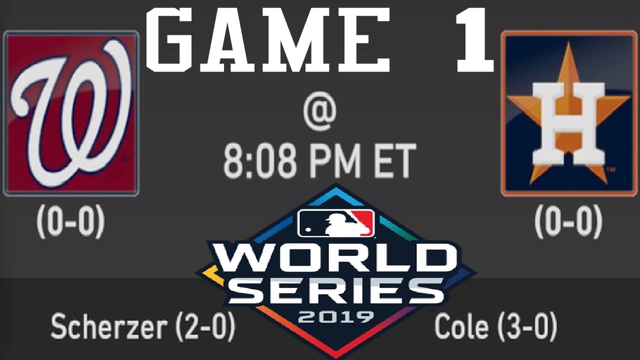 MLB World Series 2019 Game 1 | Washington Nationals @ Houston Astros ...