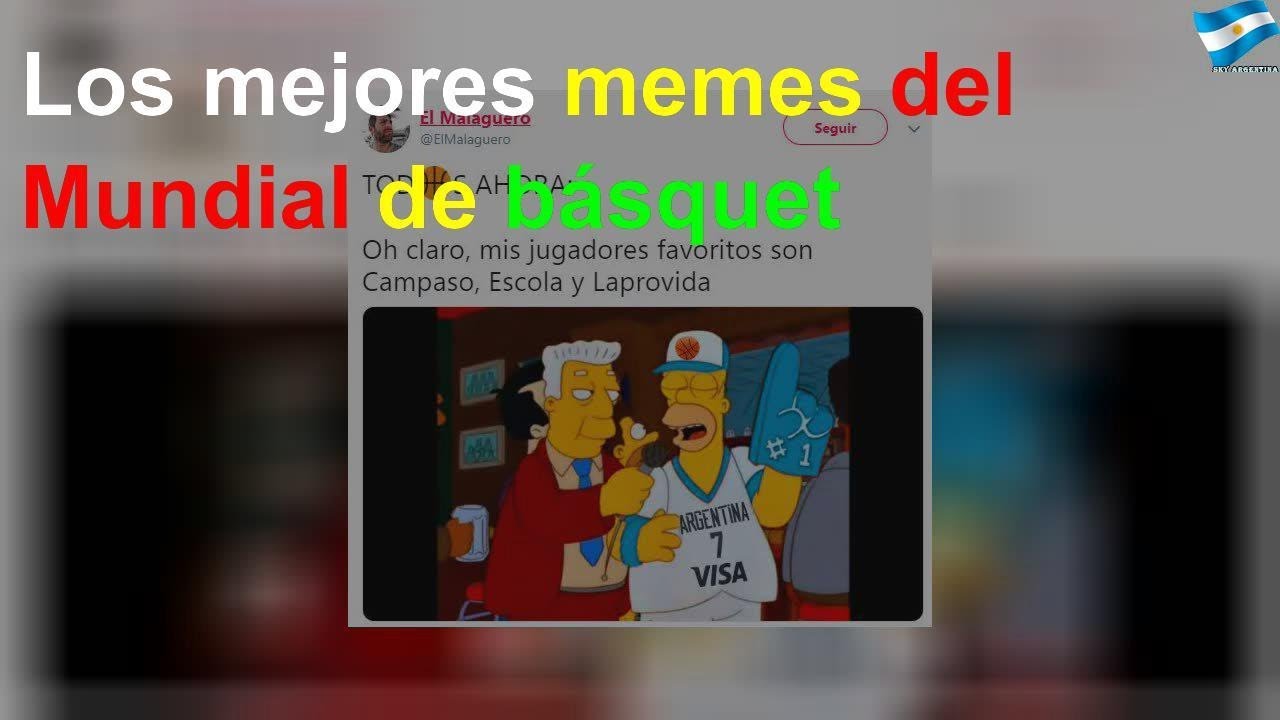 Mirá los mejores memes del Mundial de básquet - YouTube