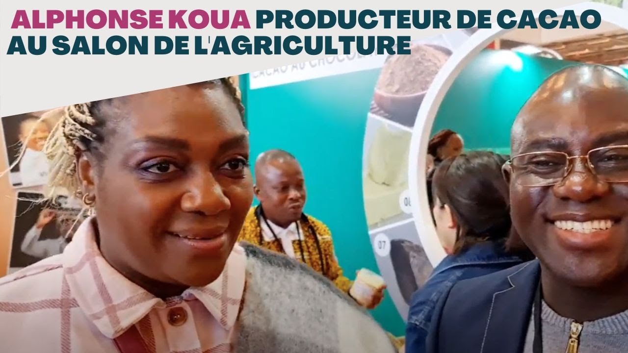 Alphonse KOUA au Salon de L'Agriculture à Paris - YouTube