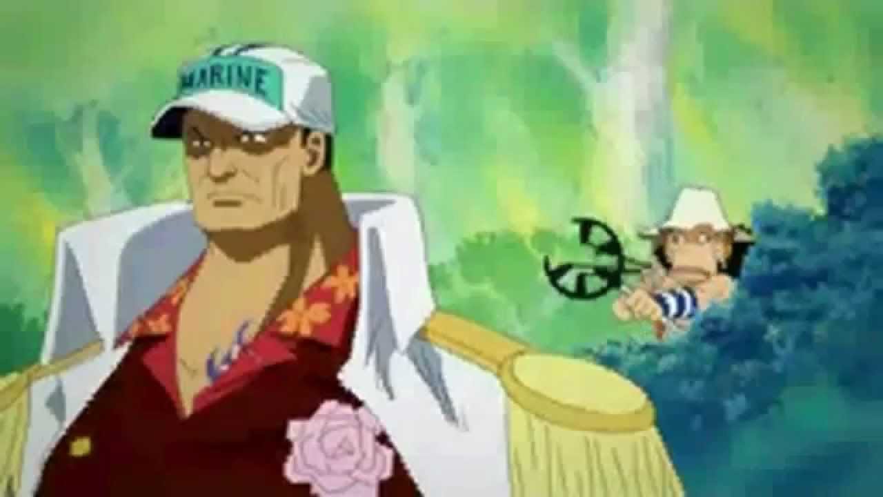 Usopp Reaction After Knowing About Navy Admiral - YouTube