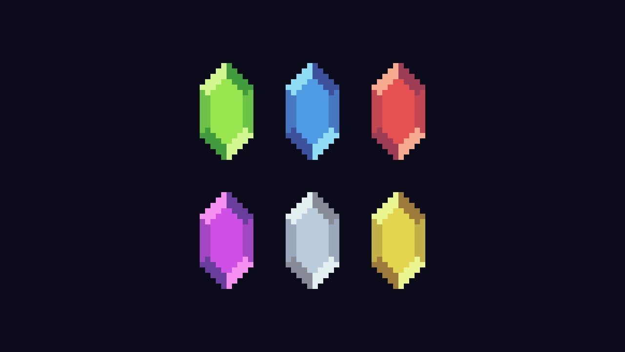 Pixel Art Timelapse - Rupees (from The Legend of Zelda) - YouTube