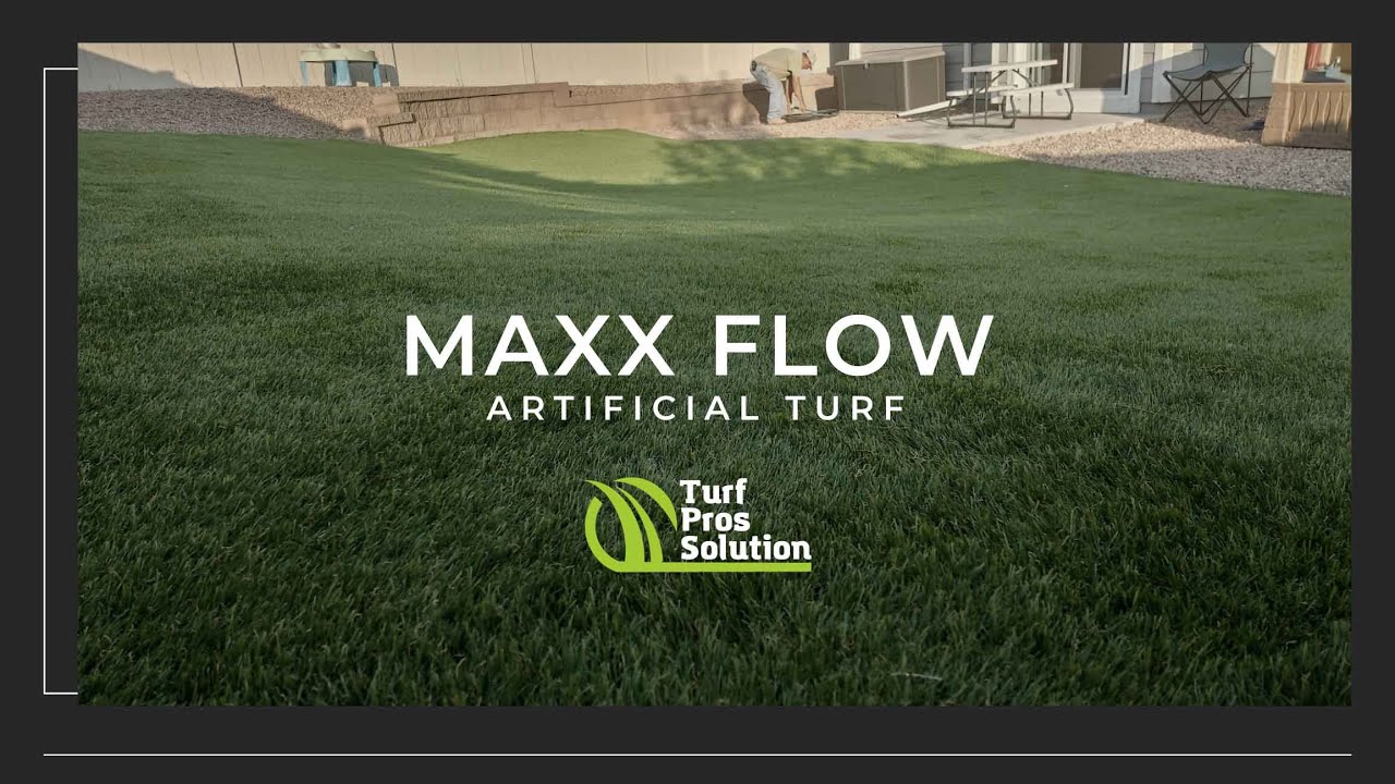 Turf Pros Maxx Flow Artificial Grass - YouTube