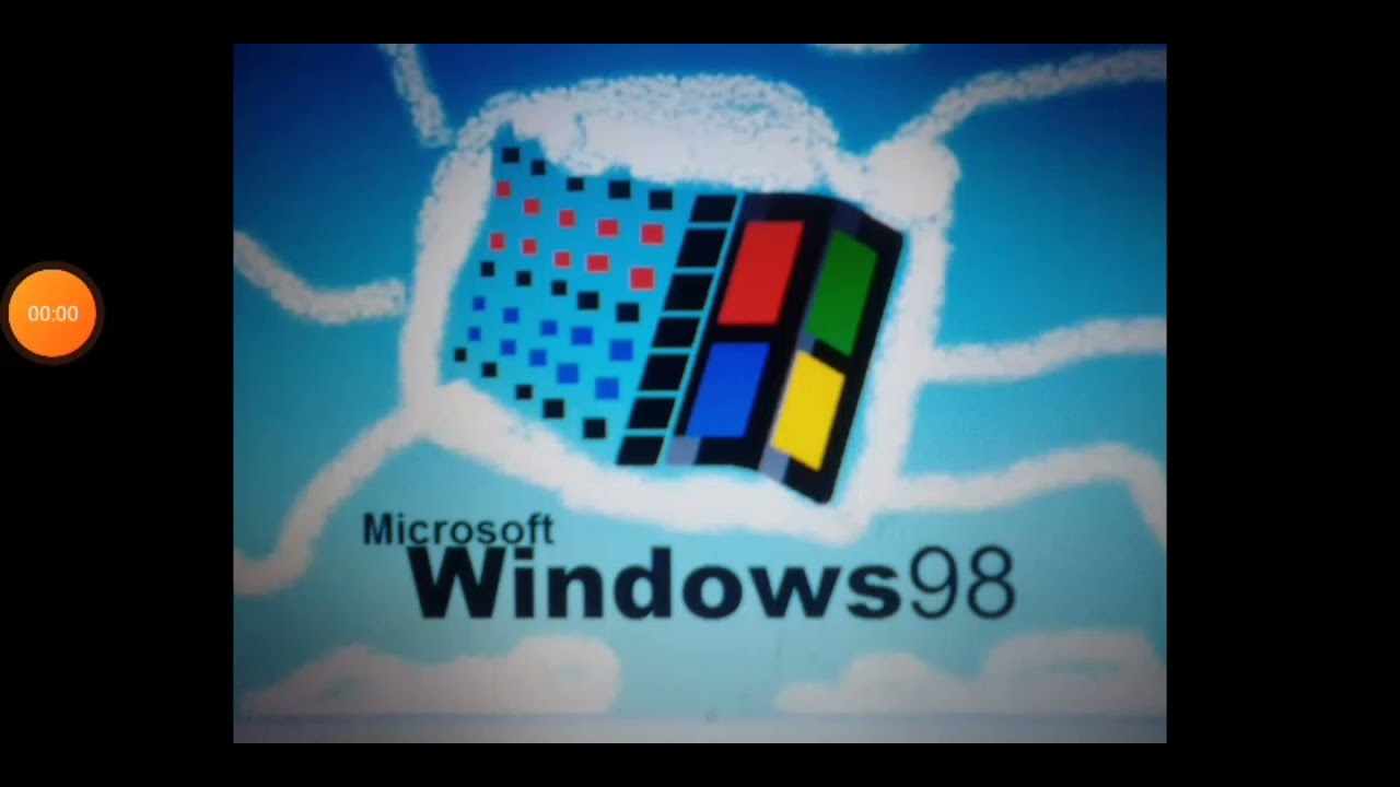Windows 98 logo MS Paint startup Animation - YouTube