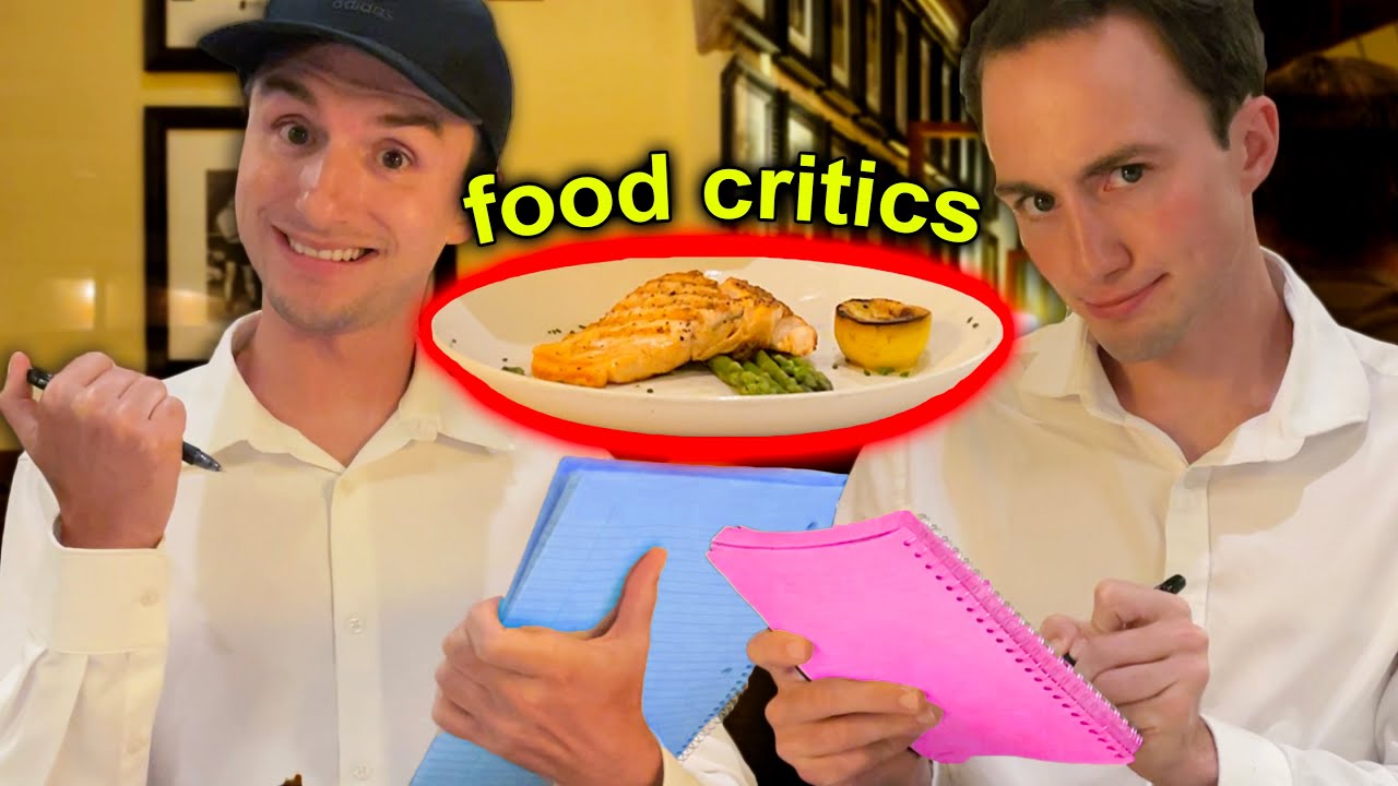 We Pretended to be Food Critics (to get free food) - YouTube