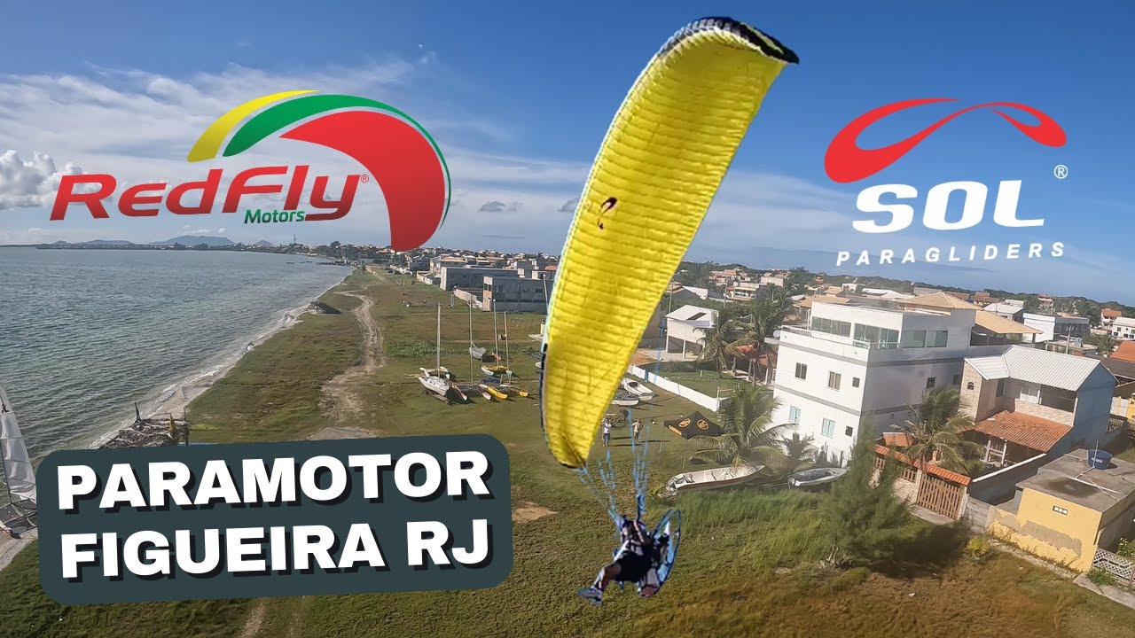 Asa Sol Runner XC com Paramotor RedFly Bolt - YouTube