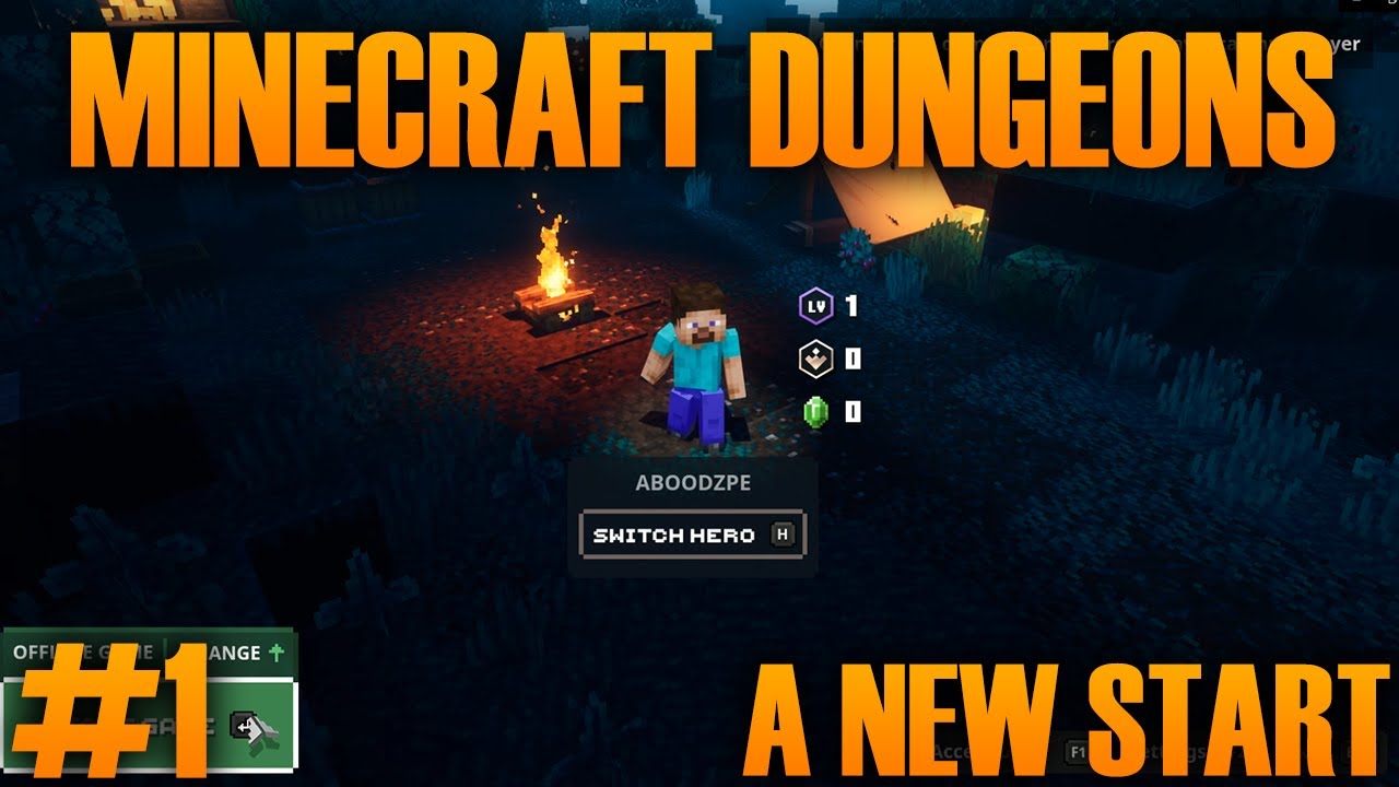 Minecraft Dungeons #1: A New Start - YouTube