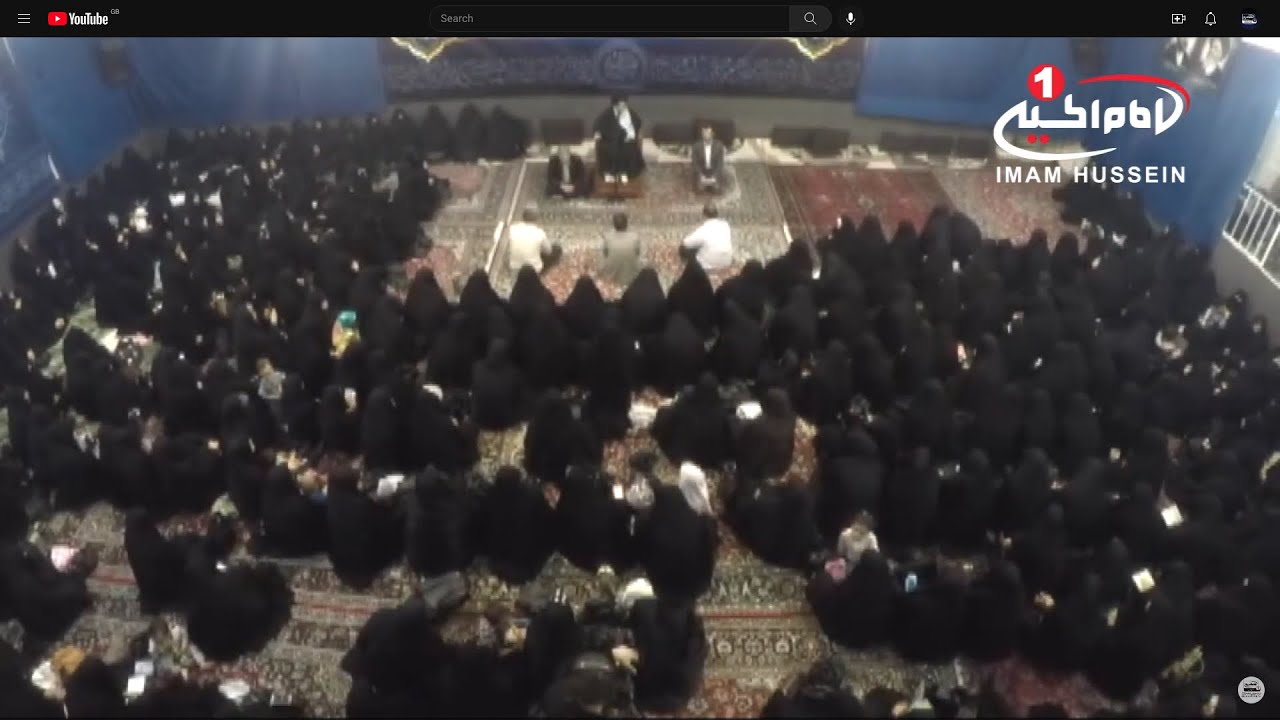Live his Eminence Ayatollah Sayed Sadiq Al-Shirazi - Sermon to the ...