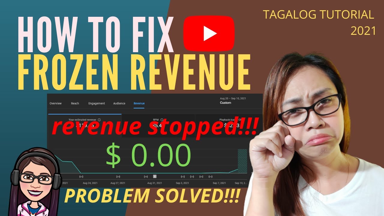 HOW TO UNFREEZE YOUTUBE REVENUE TAGALOG TUTORIAL 2021 | HOW TO FIX ...