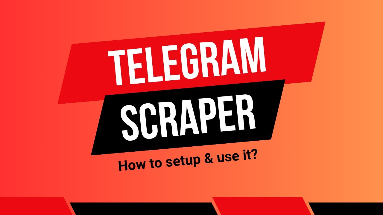 Telegram Scraper | Scrape members from one group to another | Setup ...