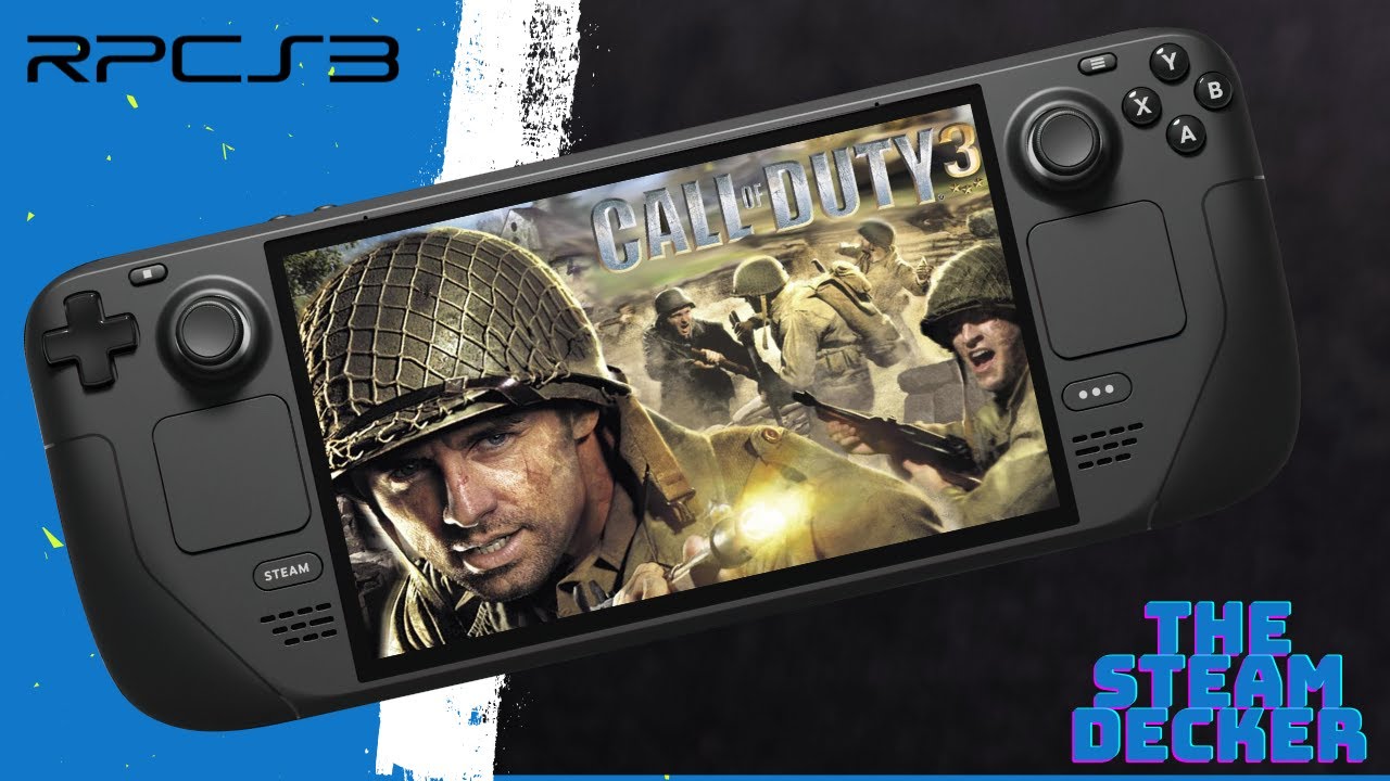 Call of Duty 3 - Steam Deck PS3 Emulation Test - YouTube