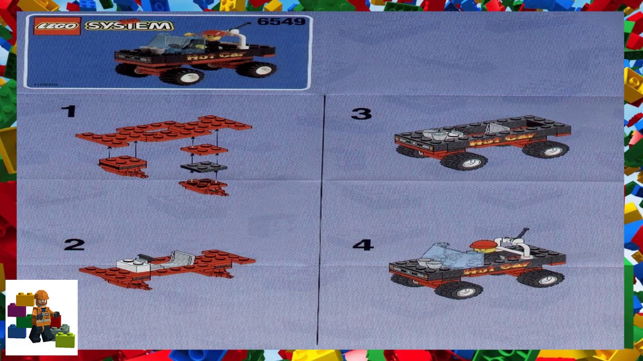 LEGO instructions - Town - Vehicles - 6549 - Roadblock Runners - YouTube