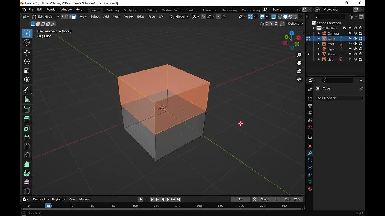 Blender_面を作る - YouTube