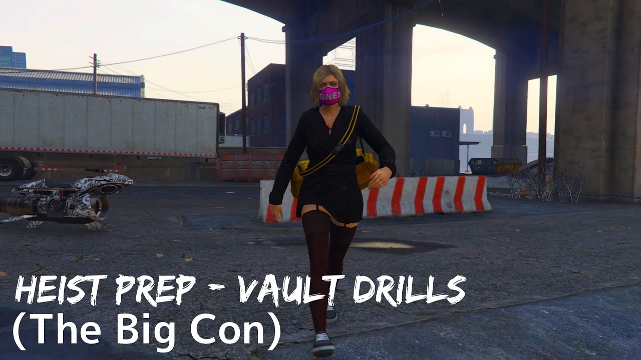 GTA Online Diamond Casino Heist - Prep: Vault Drills (Solo) | The Big Con - YouTube