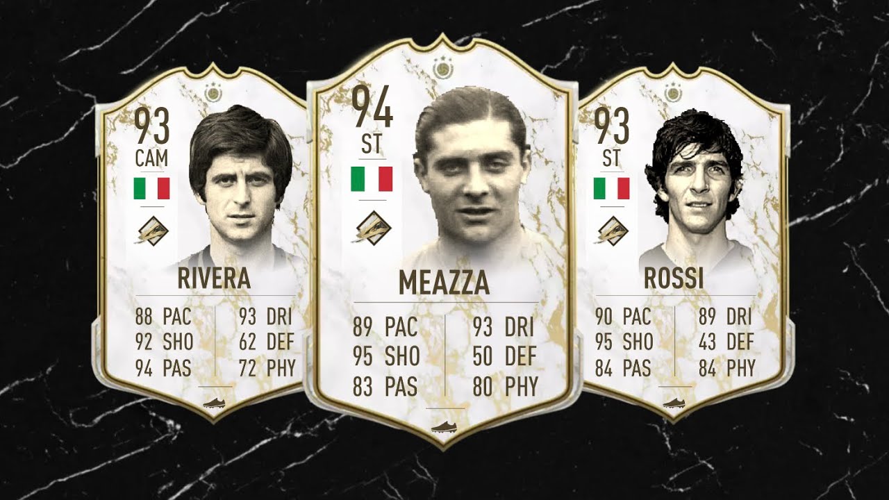 Italian EAFC Icon Whislist!! ft. Meazza, Rivera and Rossi!! - YouTube
