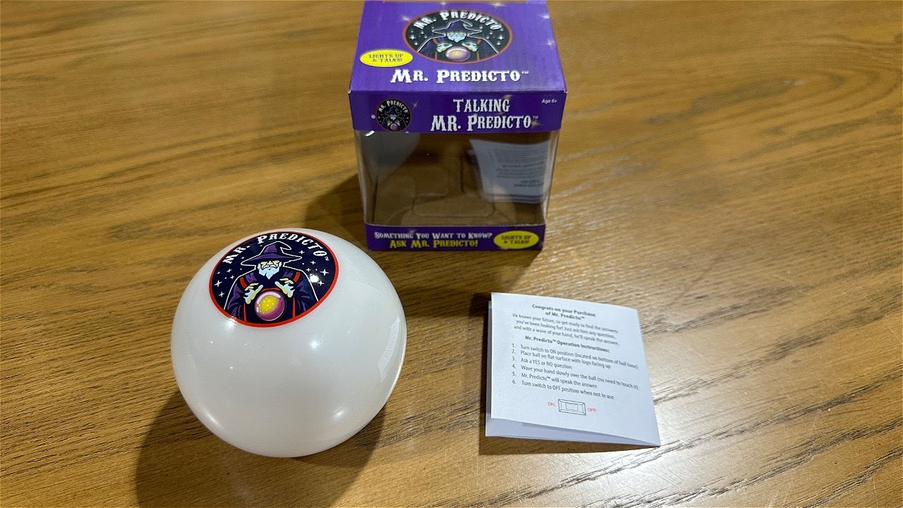 Mr. Predicto Fortune Telling Ball - YouTube