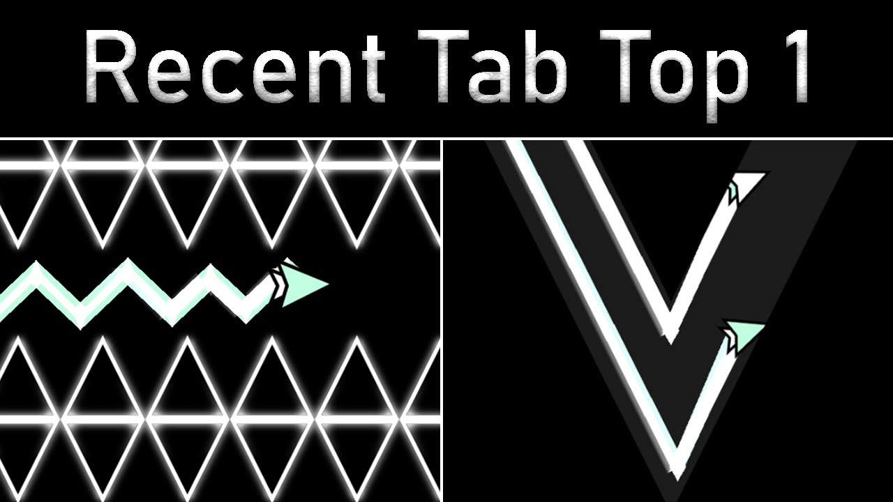 Every Top 1 Recent Tab Level in Geometry Dash - YouTube