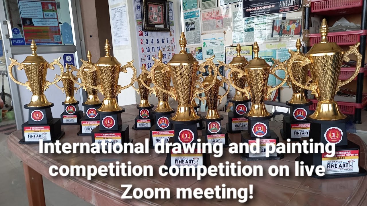International drawing and painting competition competition on live Zoom ...
