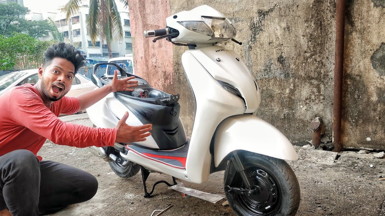 Modifications on my Activa | Restoration!!! - YouTube