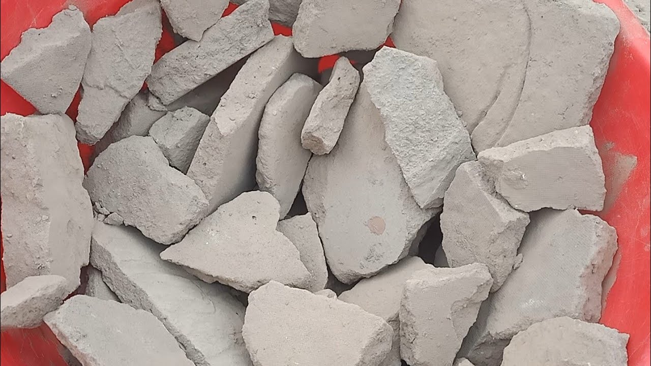 mini chunks of pure mud texture soft silky smooth texture dry clay pot ...