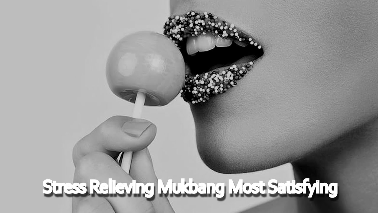 ASMR • IN THE DARK Stress Relieving Mukbang Most Satisfying - YouTube