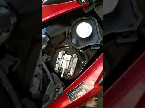 Honda click v2 change fuel filter x oring ️ 30k odo | motorcycle basic ...