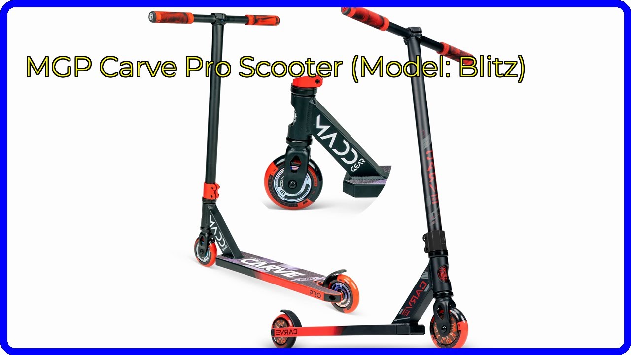 REVIEW (2026): MGP Carve Pro Scooter (Model: Blitz). First Look. - YouTube