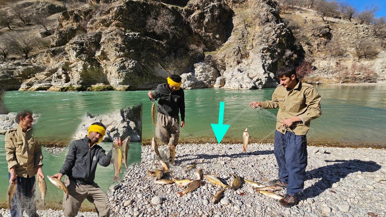 Fishing trip to the riverside with Ali and Froud - YouTube