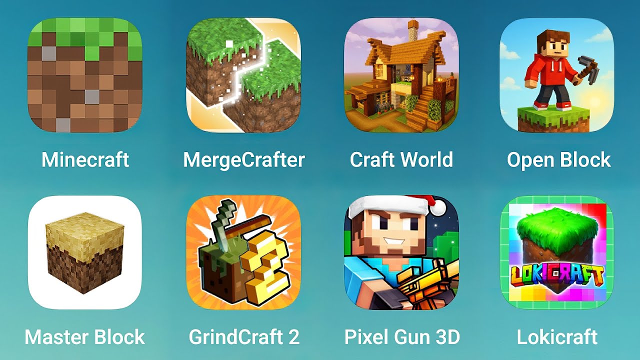 Minecraft, MergeCrafter, Craft World, open Block, Master Block Craft ...