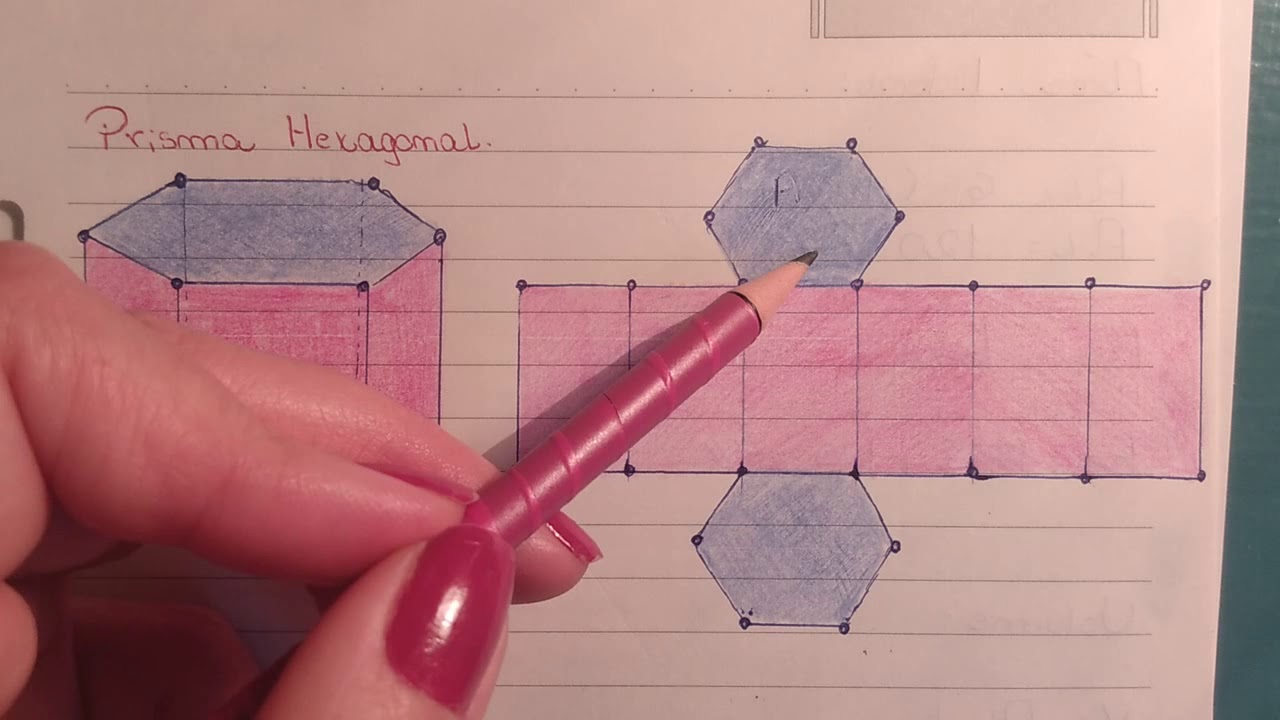 Prisma Hexagonal (área e volume) - YouTube