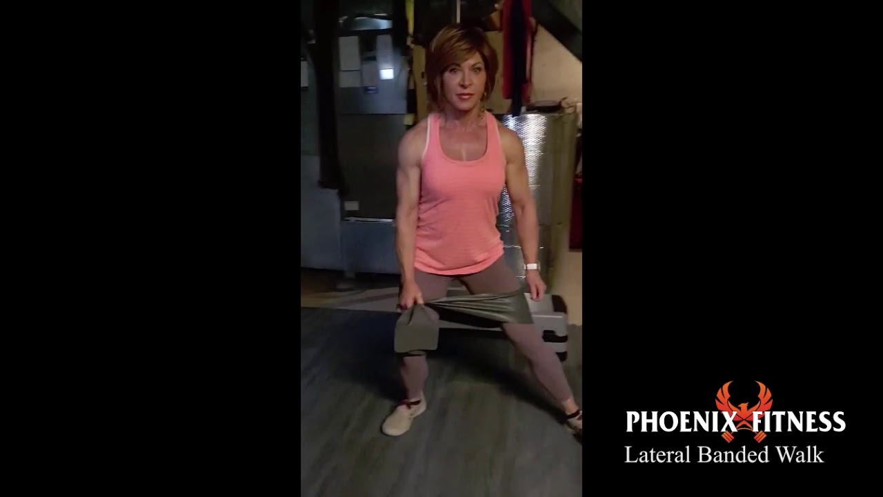 Lateral Banded Walk - YouTube