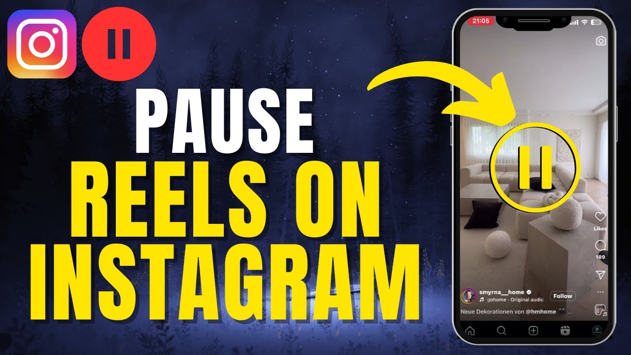 How To Pause Instagram Reels - Full Guide 2025 - YouTube