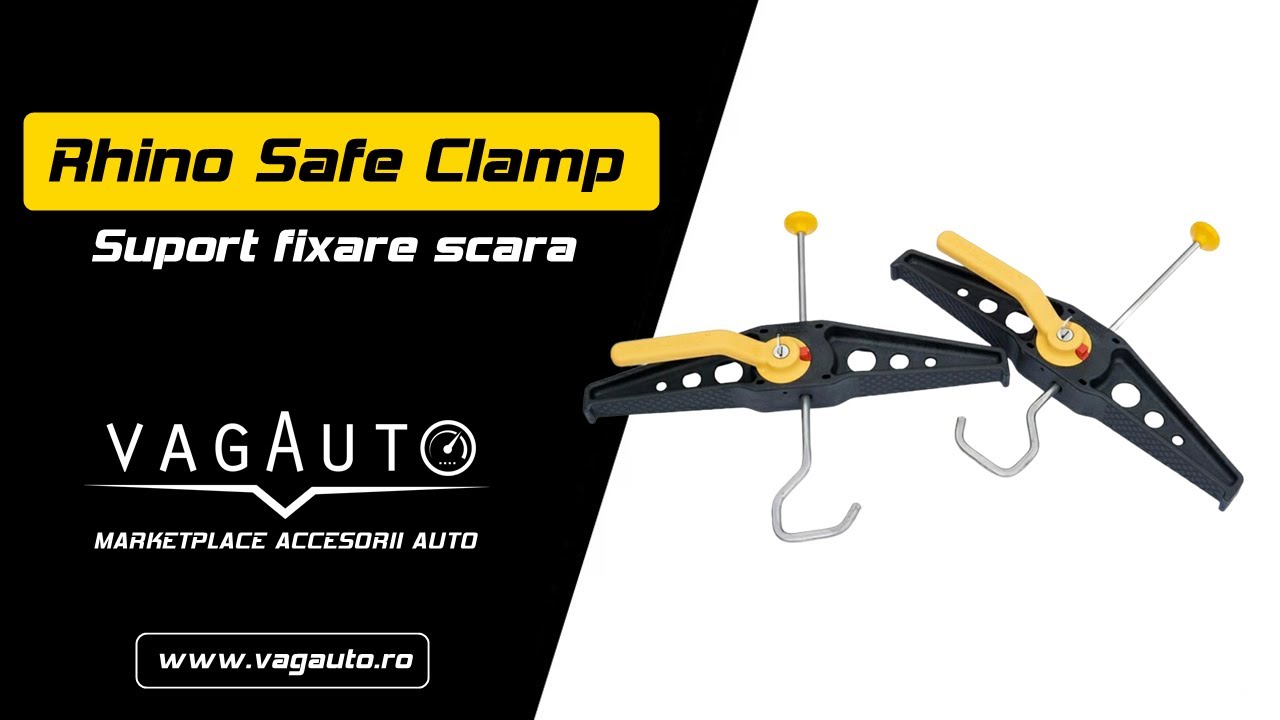 Suport fixare scara Rhino Safe Clamp RAS21 | VagAuto.ro - YouTube