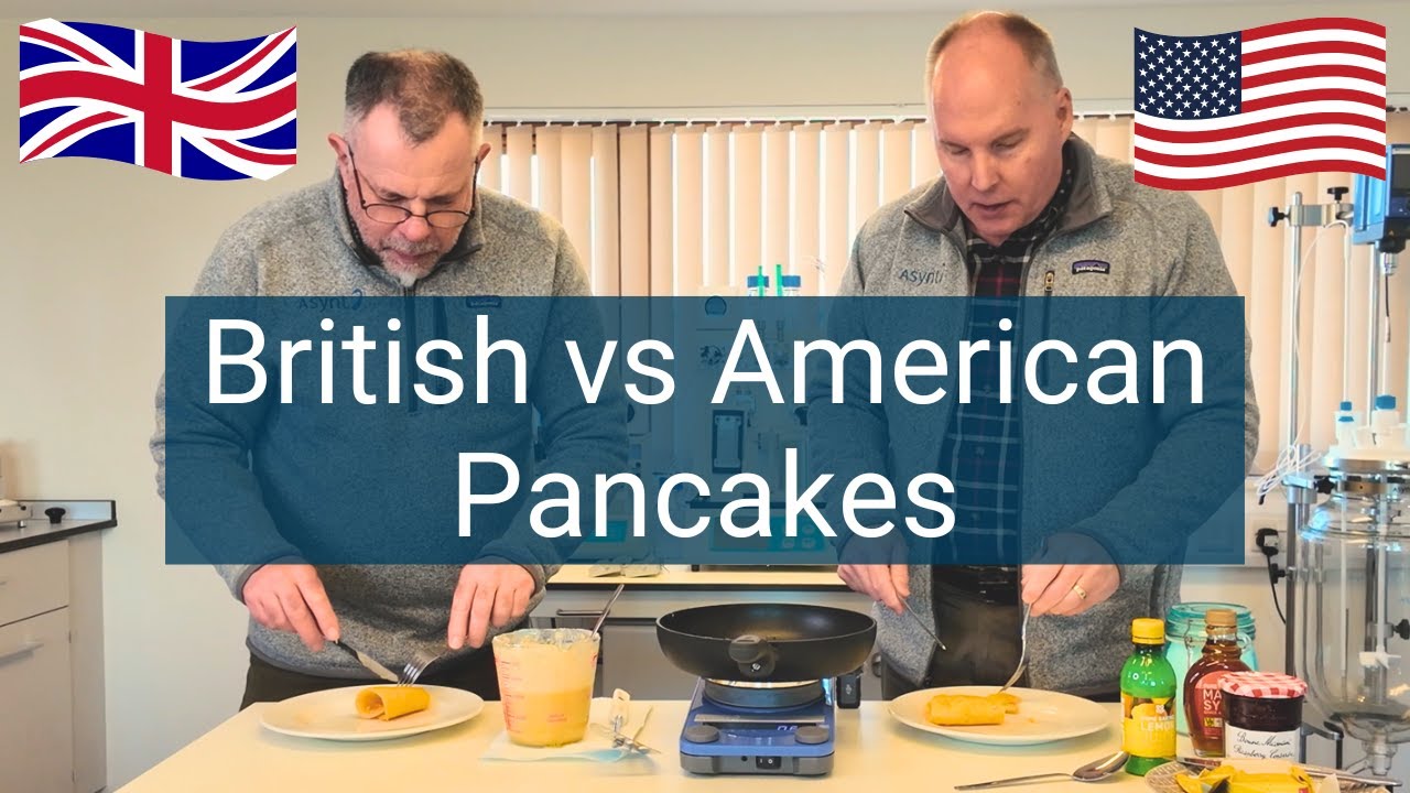 British vs American Pancakes - Made With Laboratory Equipment! - YouTube