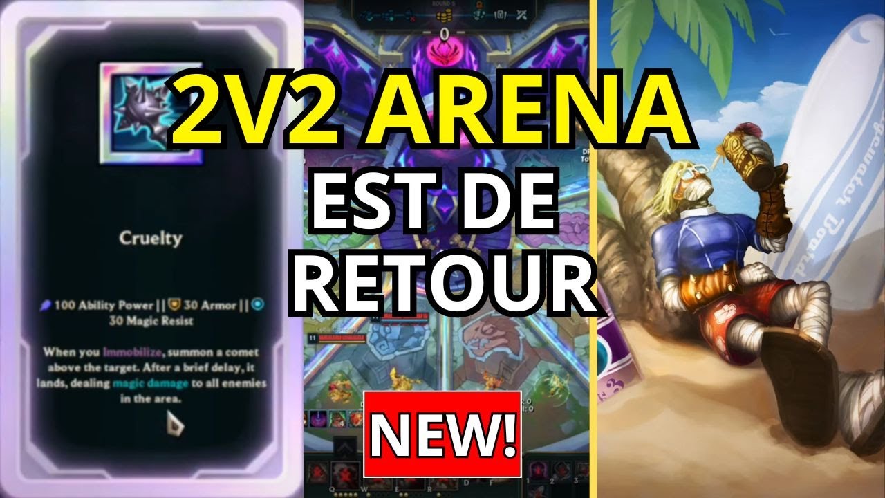 2V2 ARENA EST DE RETOUR AVEC DES NOUVEAUX ITEMS, MAPS ET AUGMENTS ...