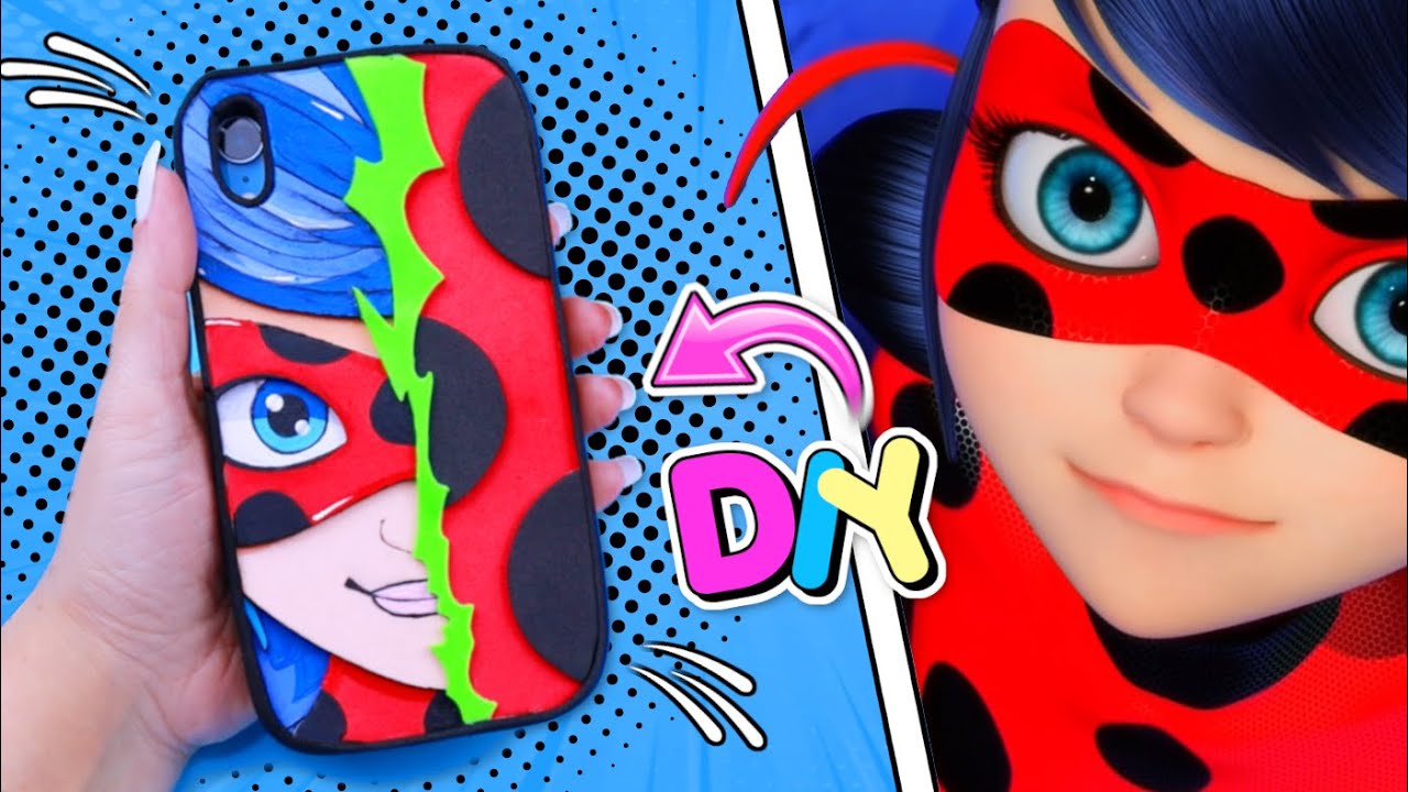 DIY / TUTORIAL MIRACULOUS LADYBUG PHONE CASE - Isa's World Miraculous ...