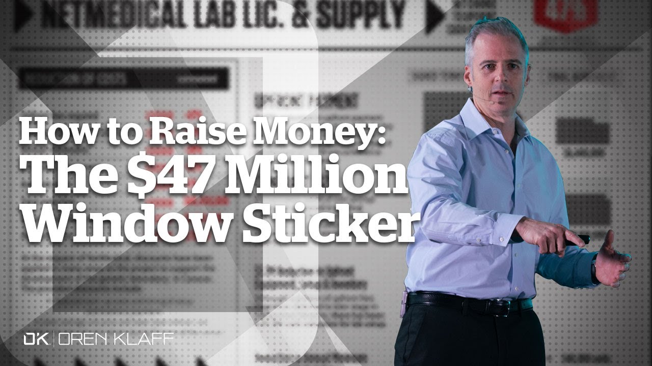 How to Raise Money: The $47 Million Window Sticker - YouTube