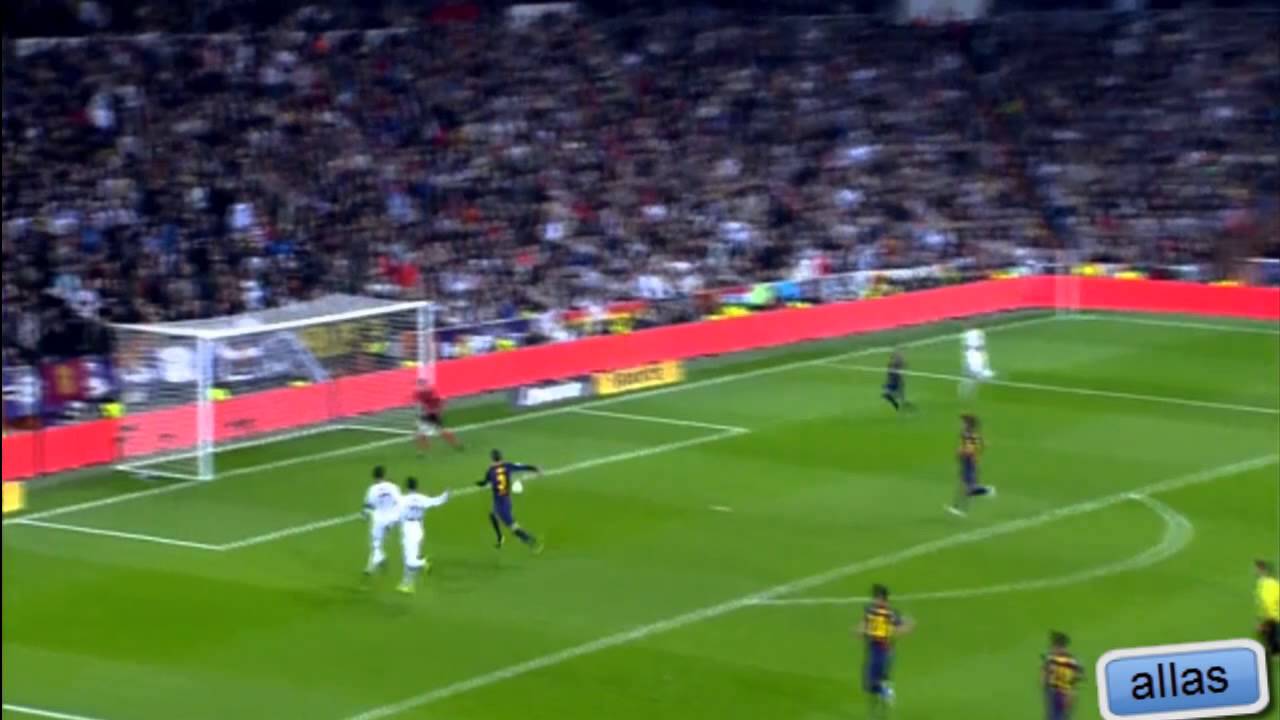 Pique tackle Real Madrid - YouTube