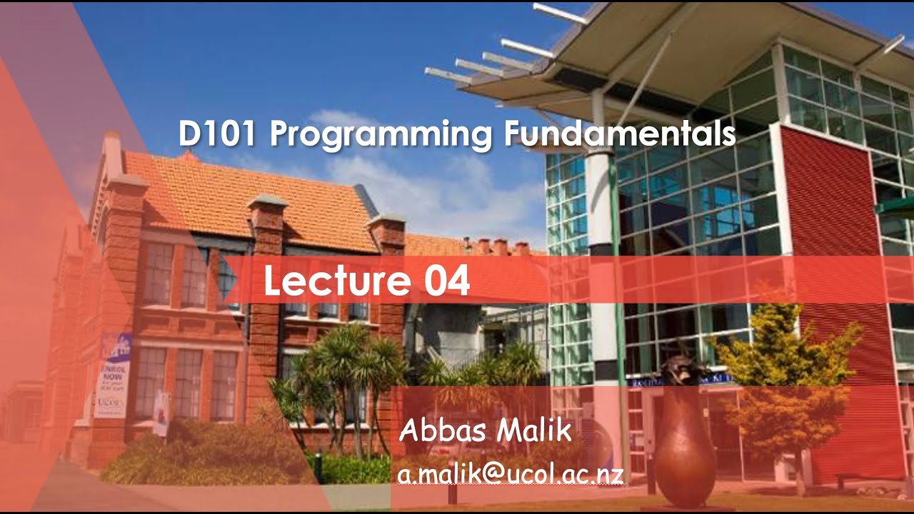 Lecture 04 - Part 01 - YouTube