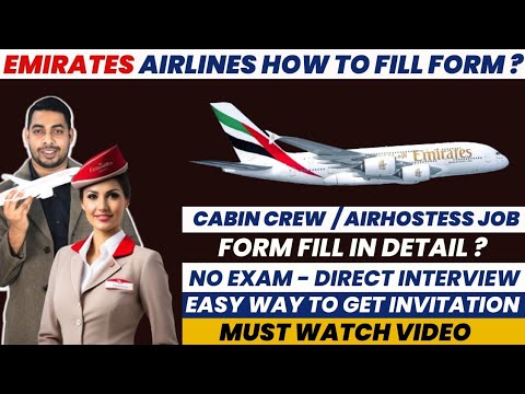 How to Apply for Emirates Airlines Cabin Crew Interview 2024 | Step by ...